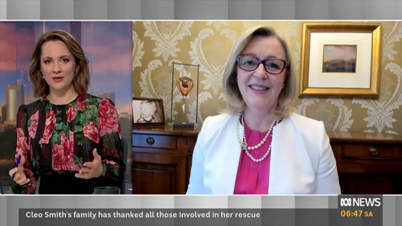 Suzanne Haddan appears on ABC Weekend Breakfast - 06 November 2021 ...