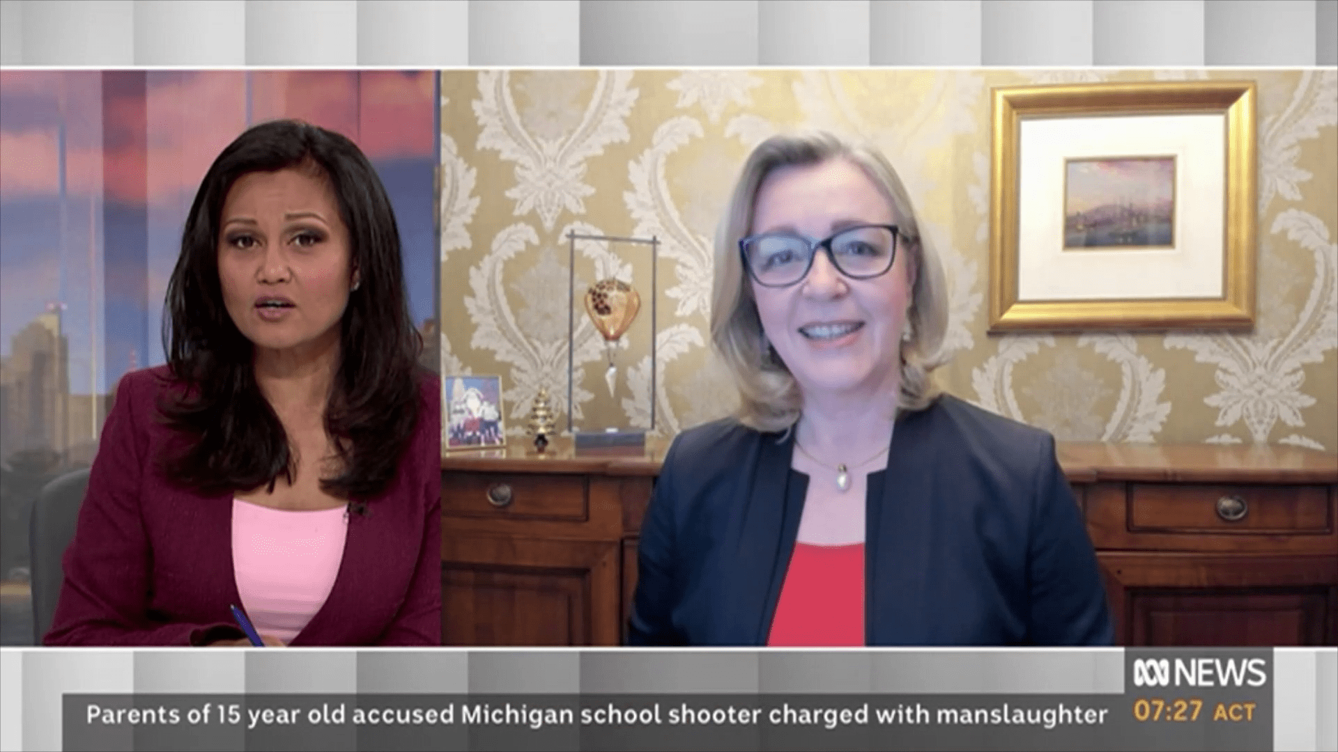 Suzanne Haddan appears on ABC Weekend Breakfast - 04 December 2021 ...